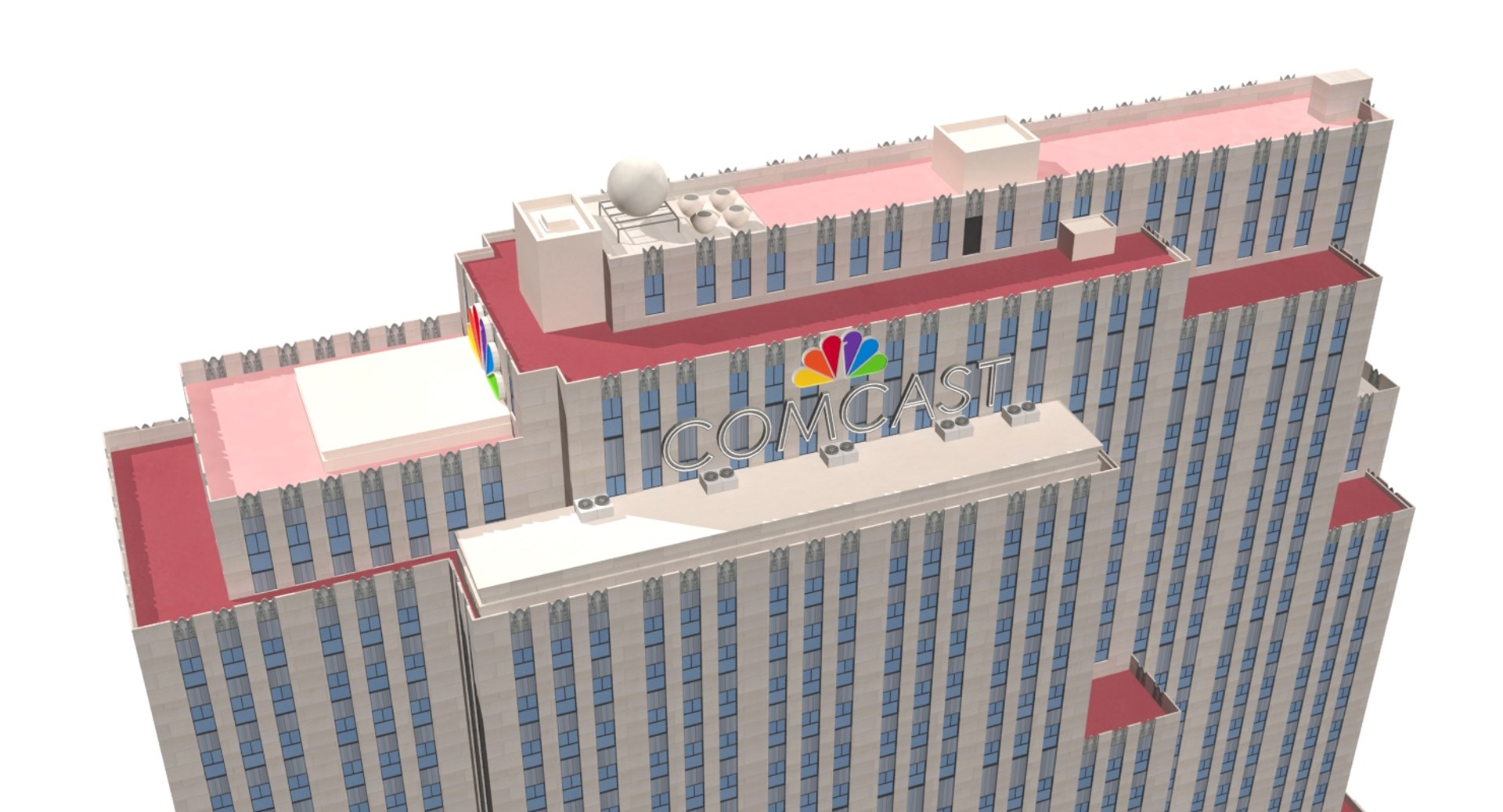 Center comcast building model - TurboSquid 1313662