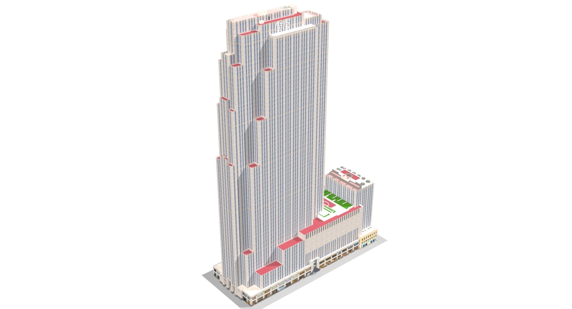 Center Comcast Building Model - TurboSquid 1313662