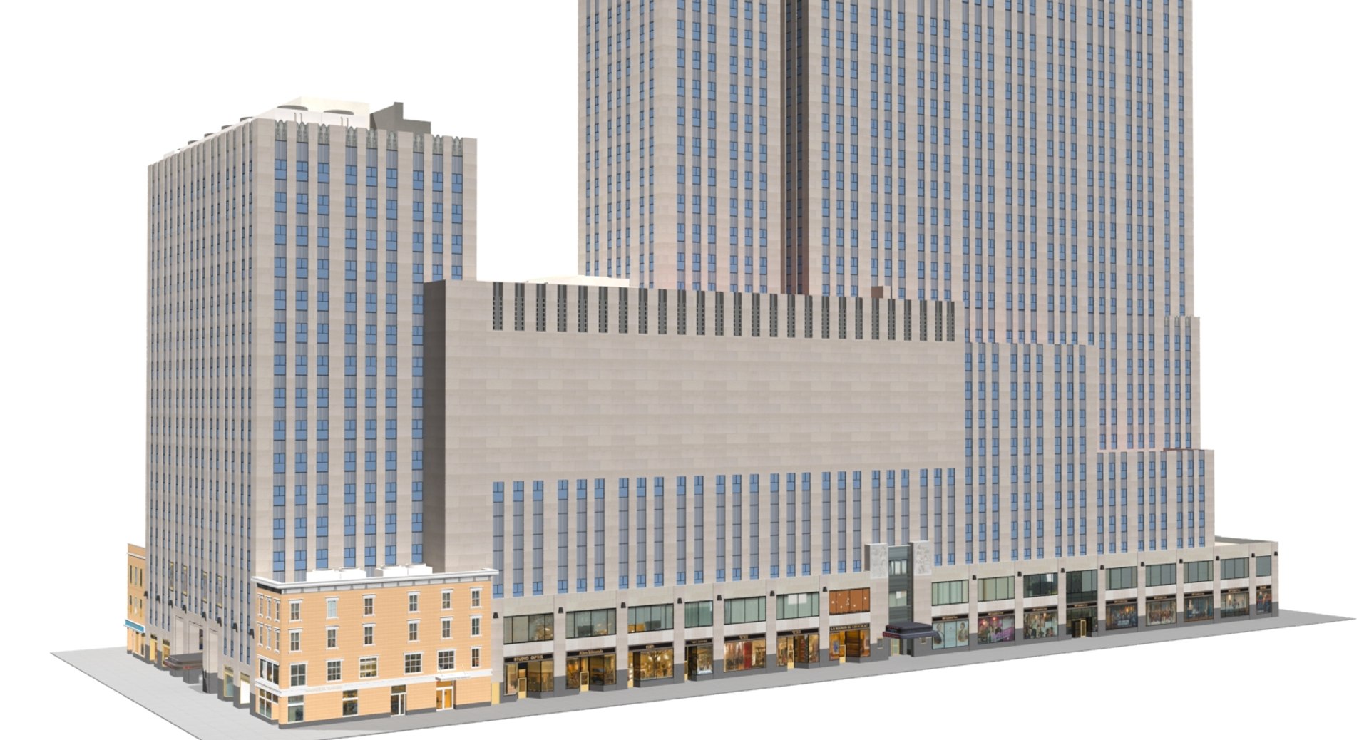 Center Comcast Building Model - TurboSquid 1313662