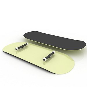 DXF Skateboard Models | TurboSquid