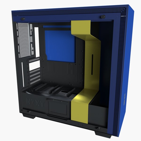 NZXT H700i Ninja edition Gaming PC desktop Modelo 3D - TurboSquid 1728791