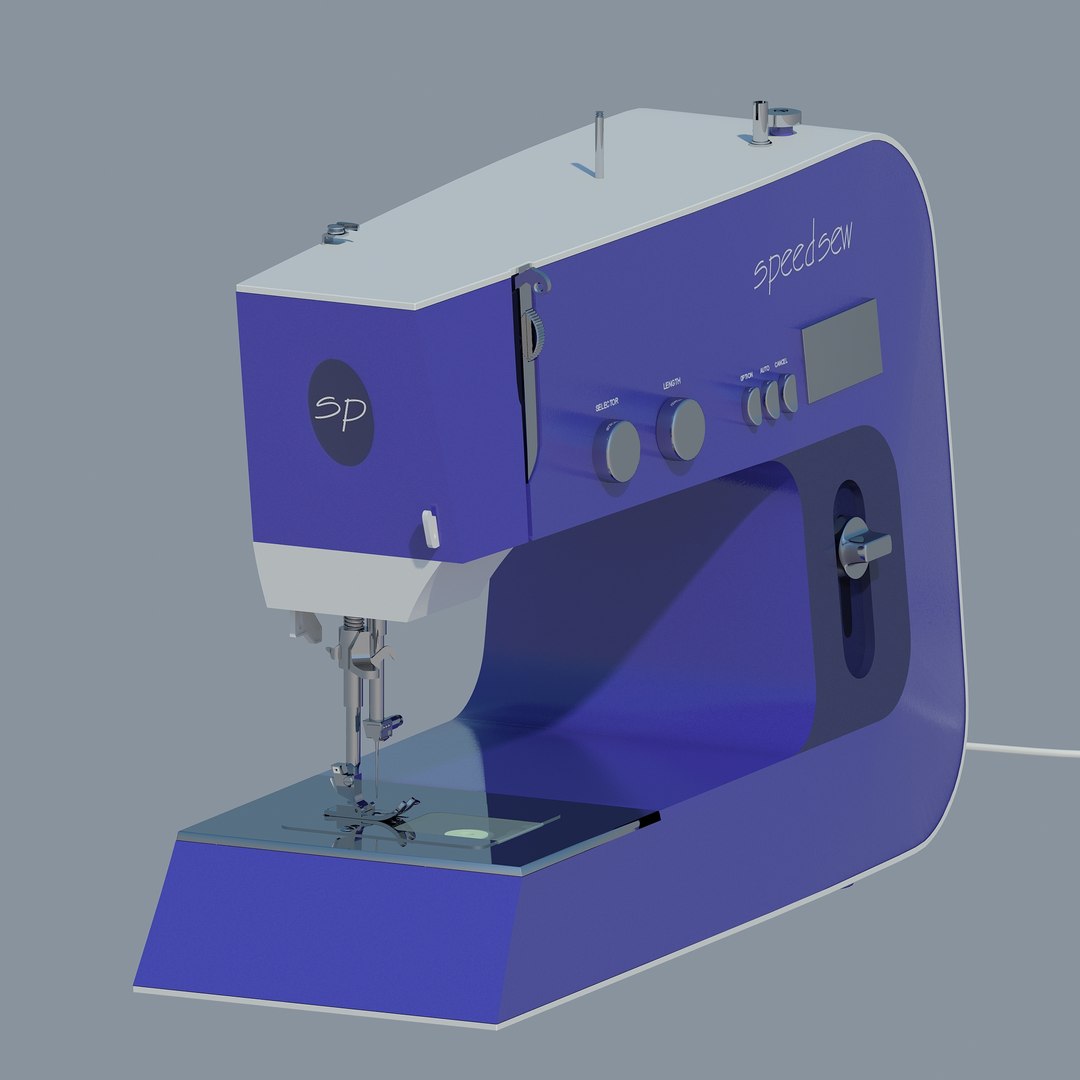 3D new sewing machine - - TurboSquid 1615780