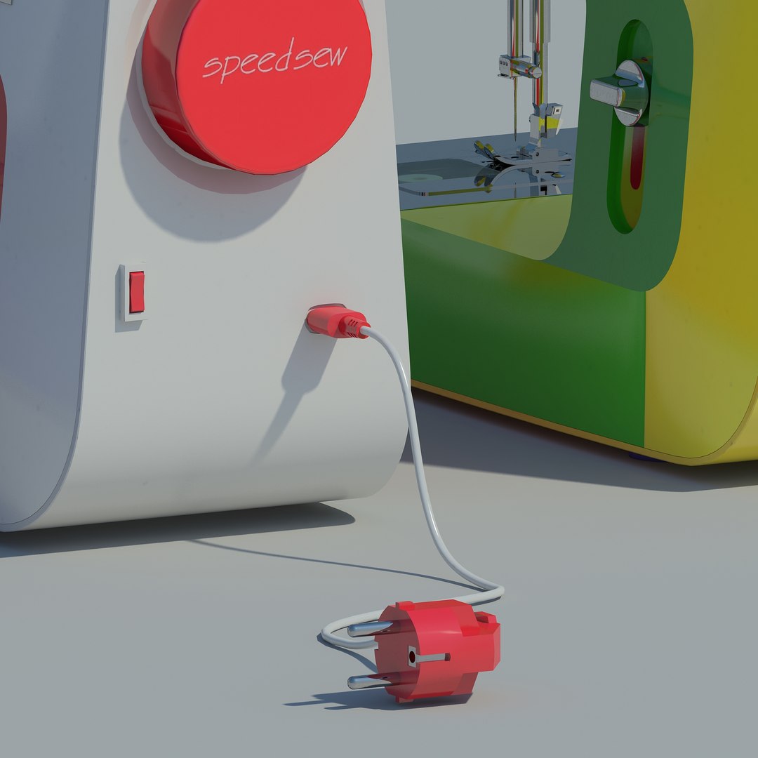 3D new sewing machine - - TurboSquid 1615780