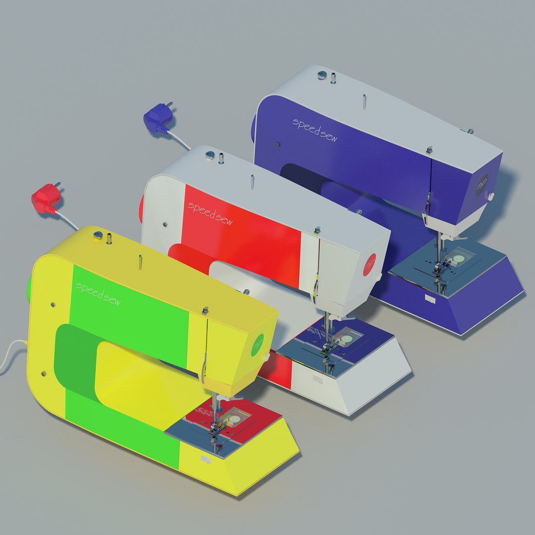 3D new sewing machine - - TurboSquid 1615780