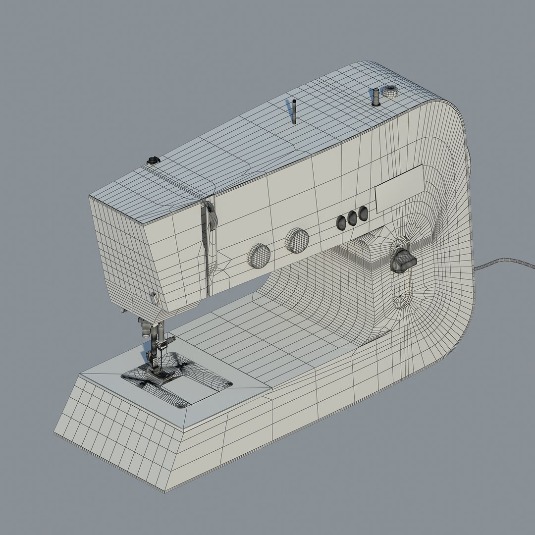 3D new sewing machine - - TurboSquid 1615780