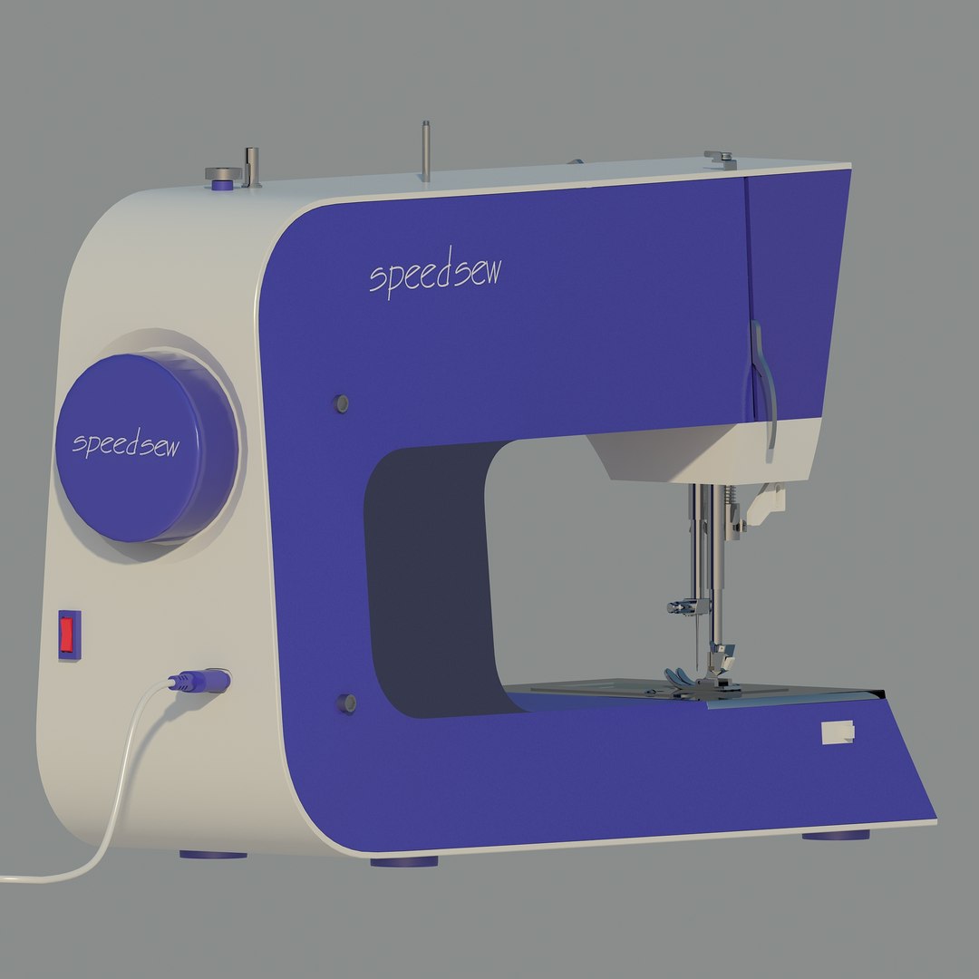 3D new sewing machine - - TurboSquid 1615780