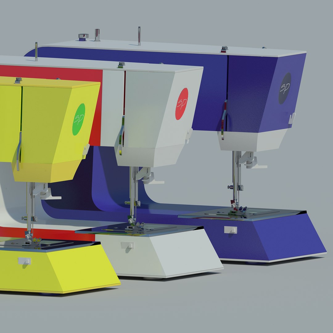 3D New Sewing Machine - - TurboSquid 1615780