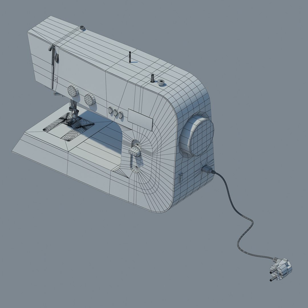3D new sewing machine - - TurboSquid 1615780