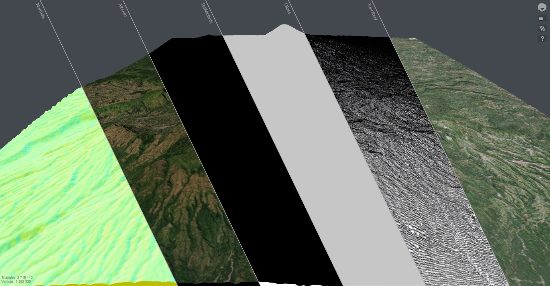 3D Mountain Landscape Volcano Merapi In Indonesia Model - TurboSquid ...