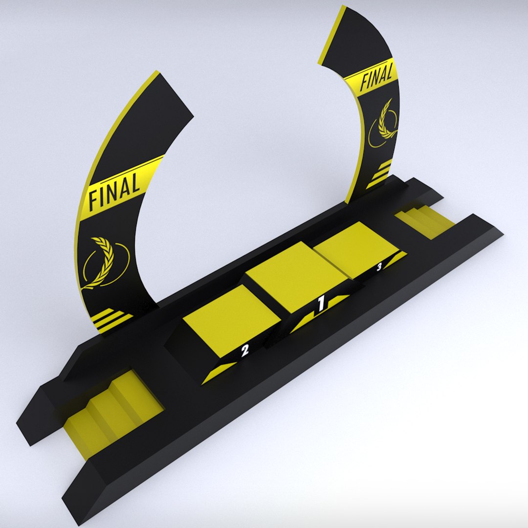 3D Model Sport Arc Podium - TurboSquid 1192471