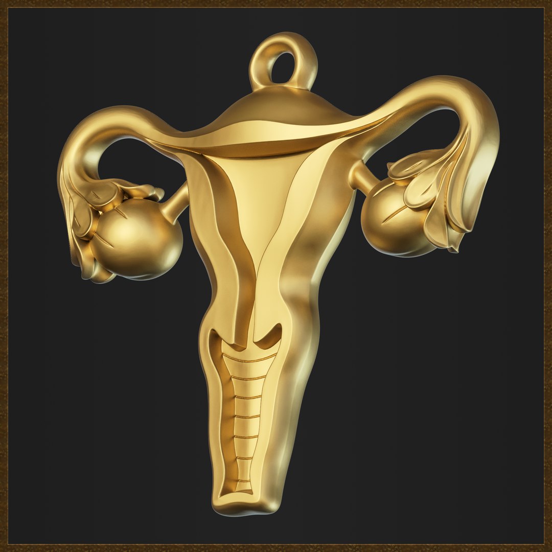 Abstract Feminine Symbol Jewelry 3D Model - TurboSquid 2431582