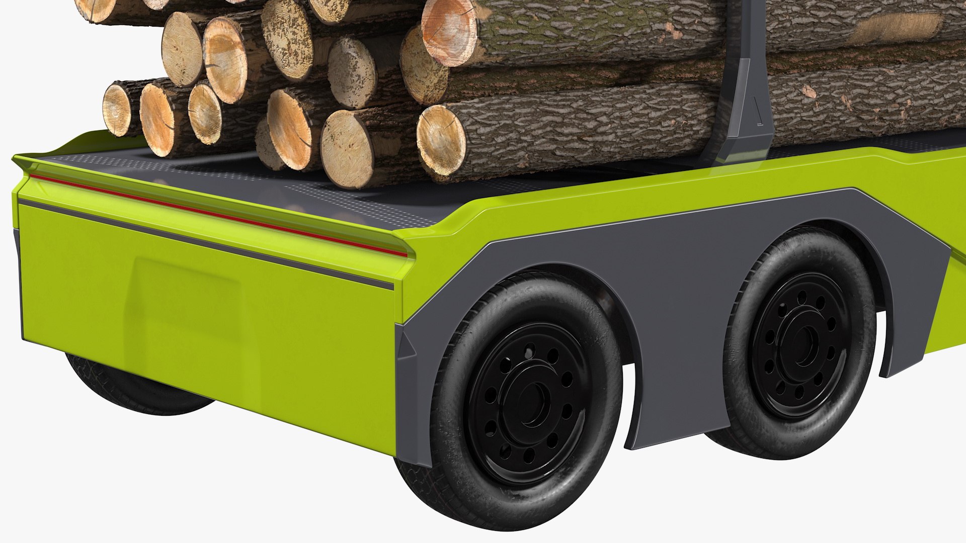 Self driving logging truck 3D model - TurboSquid 1636811