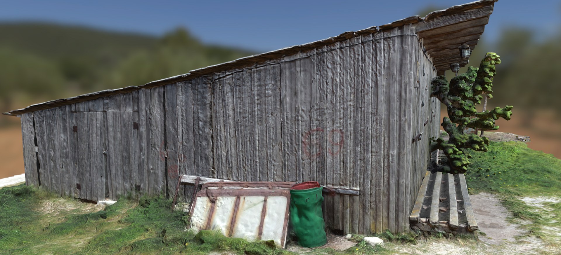 Wooden Storage House 3D Model - TurboSquid 1853761