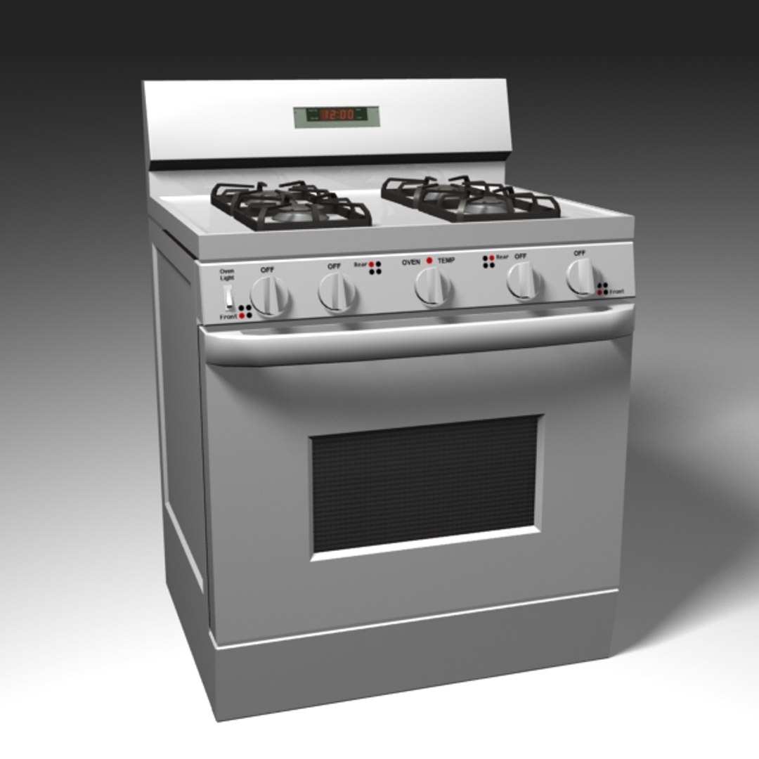 3d Dxf Gas Range