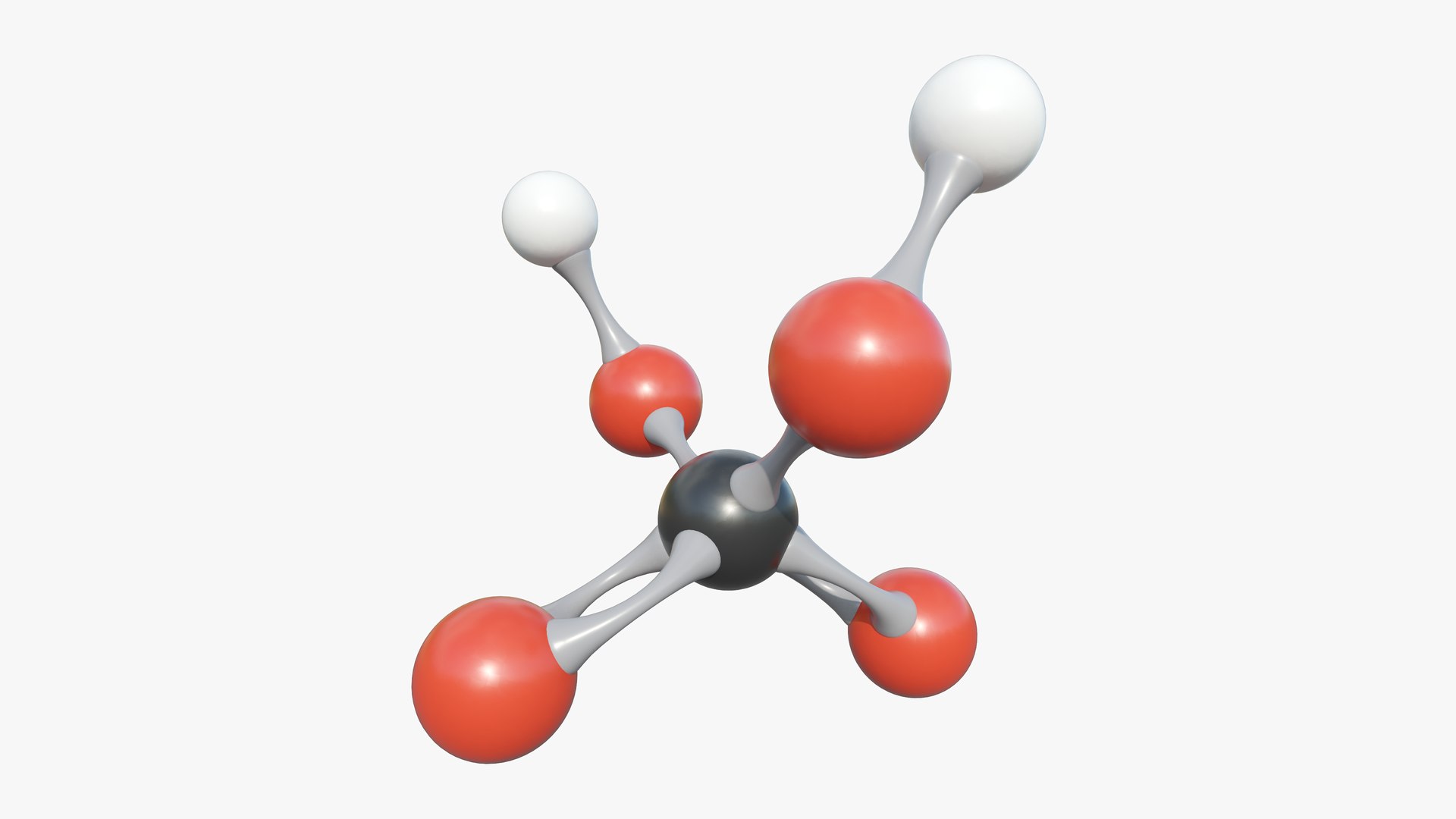 3D Model Sulfuric Acid Molecule With PBR 4K 8K - TurboSquid 1945593