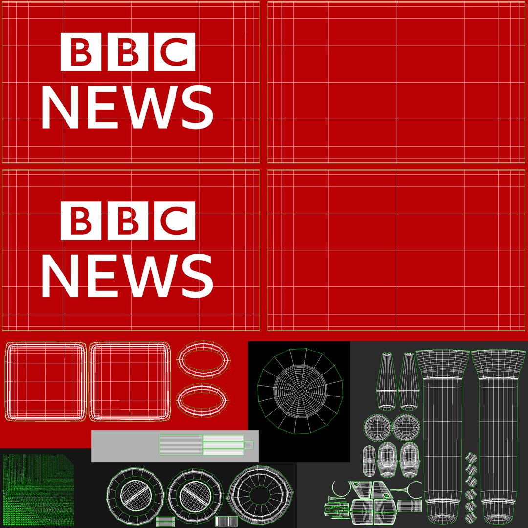 3D BBC News Microphone - TurboSquid 2008267