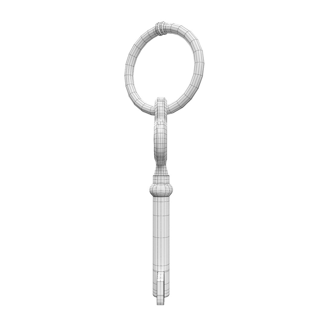 Old Gate Key Model - TurboSquid 1986595