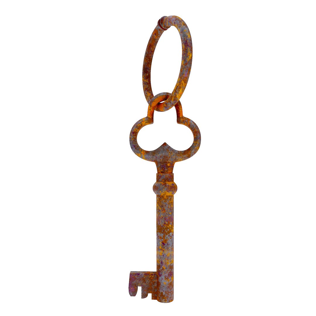 Old Gate Key Model - TurboSquid 1986595