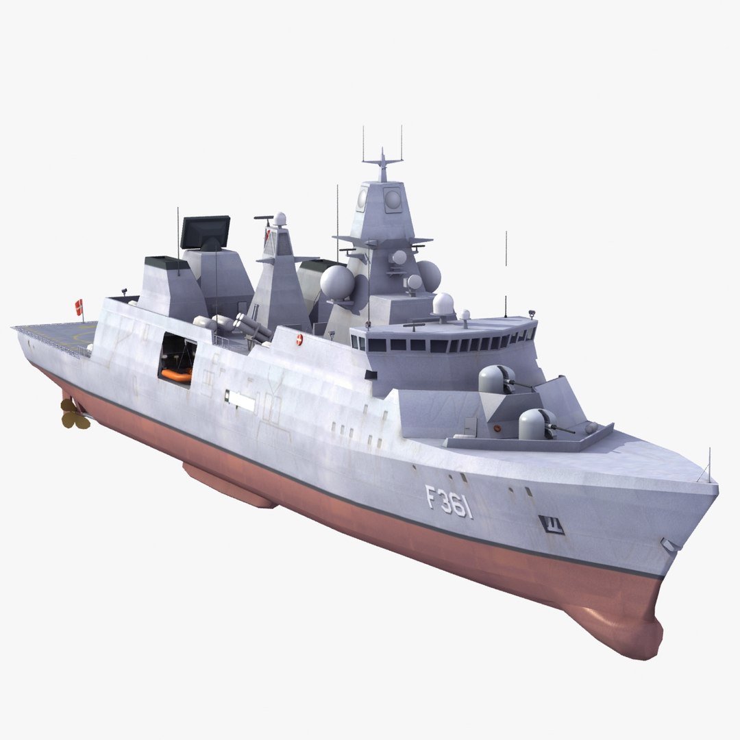 F361 Frigate Danish 3d 3ds