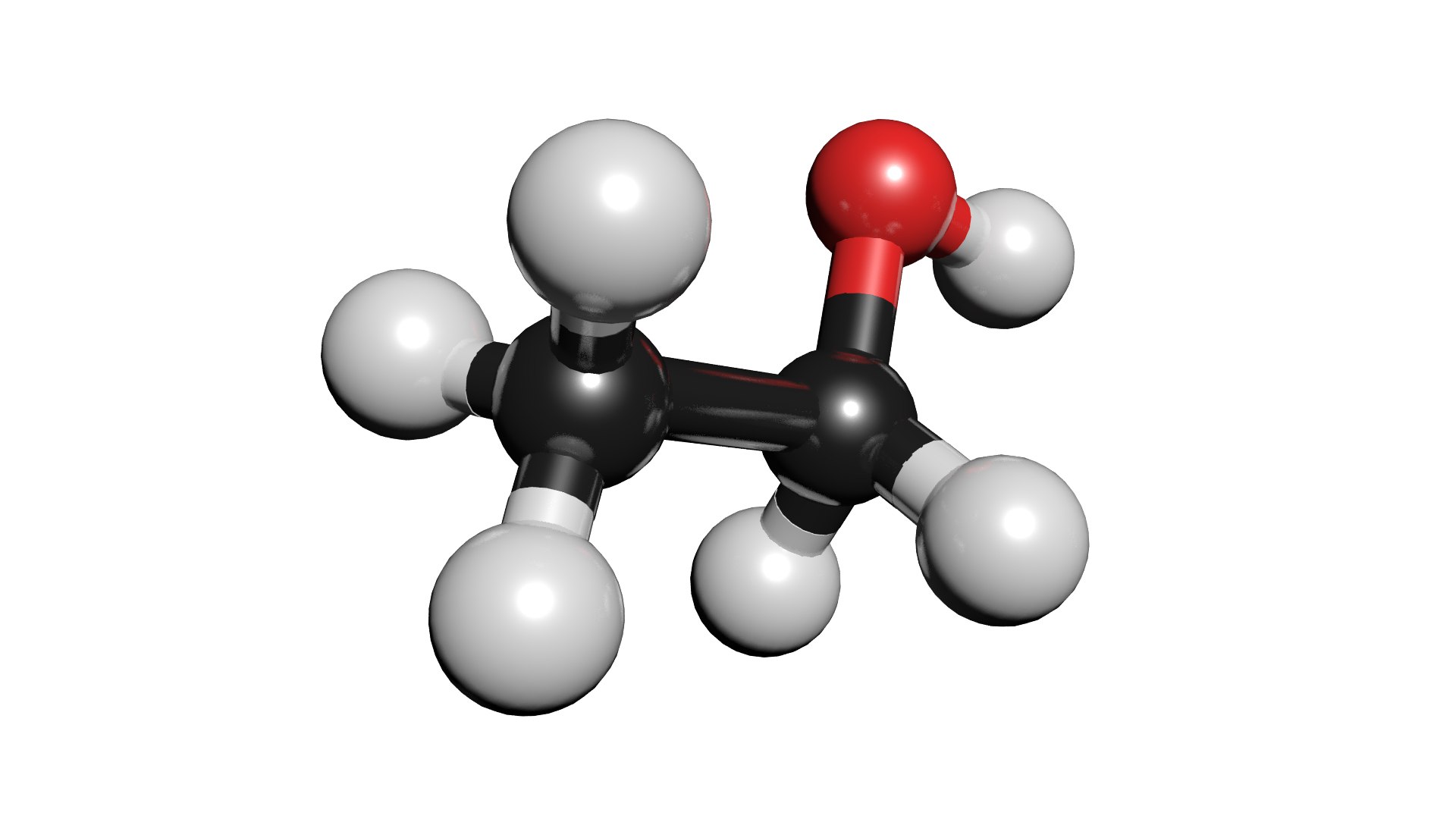 C2h5oh Molecule Ethanol 3D - TurboSquid 1424061