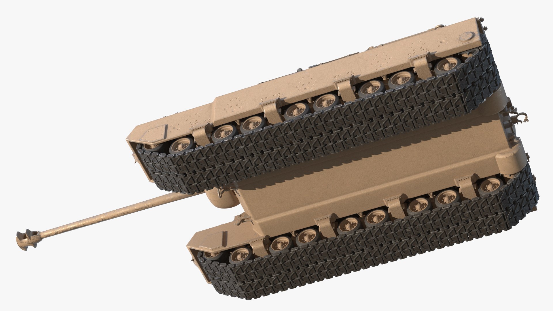 3D WWII Era Assault Tank Desert Color - TurboSquid 2471925