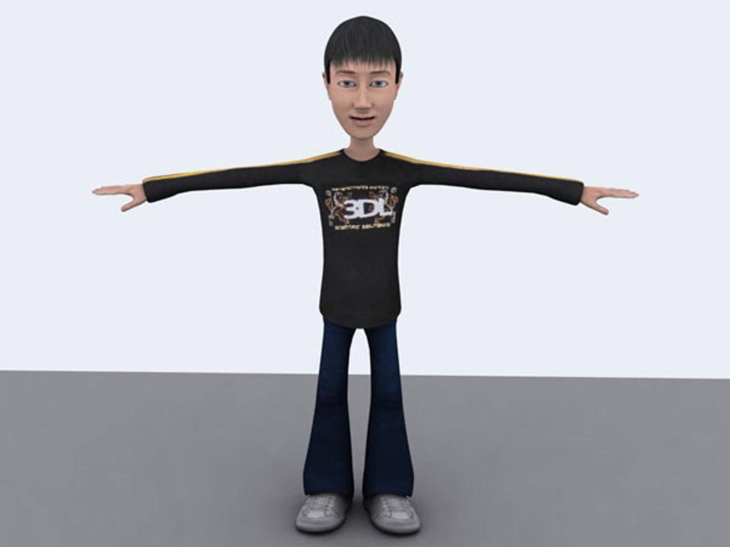 Character Boy 3d Model