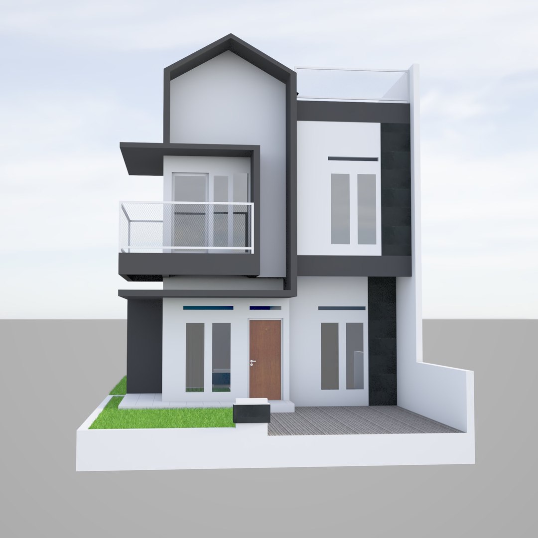 Project Home Plan 72 Meter 3D Model - TurboSquid 2262089