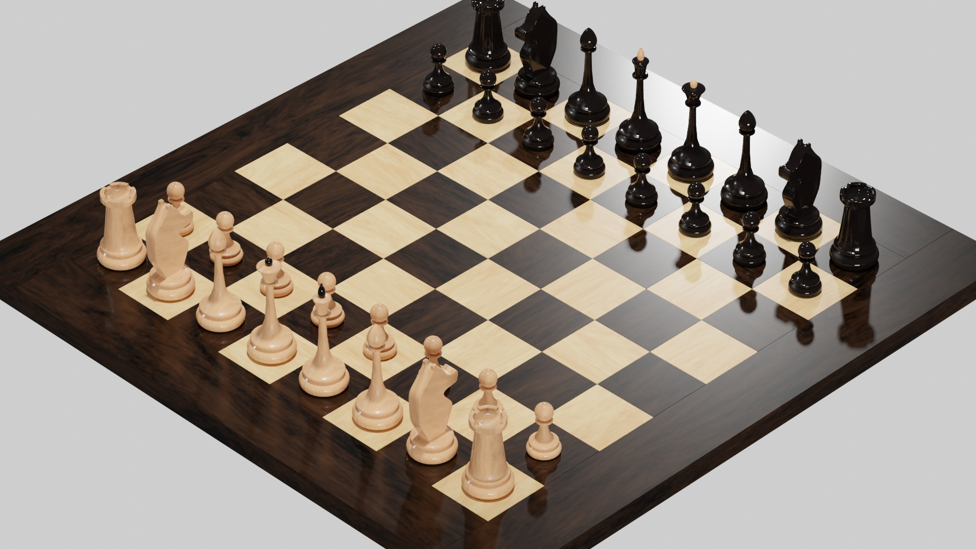 3D Chess Board Chessboard - TurboSquid 1679167