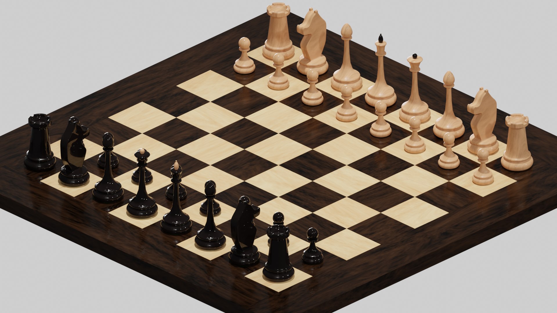 3D Chess Board Chessboard - TurboSquid 1679167