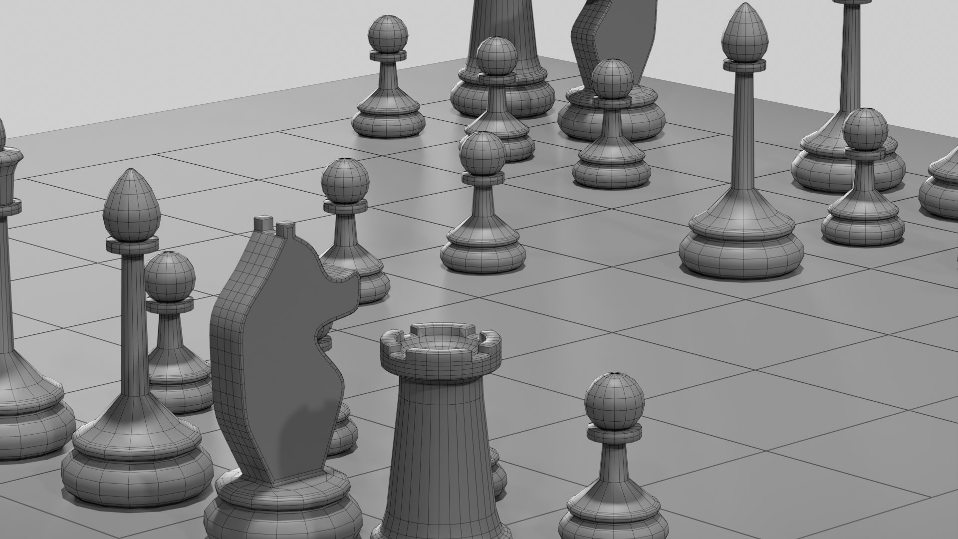 3D Chess Board Chessboard - TurboSquid 1679167