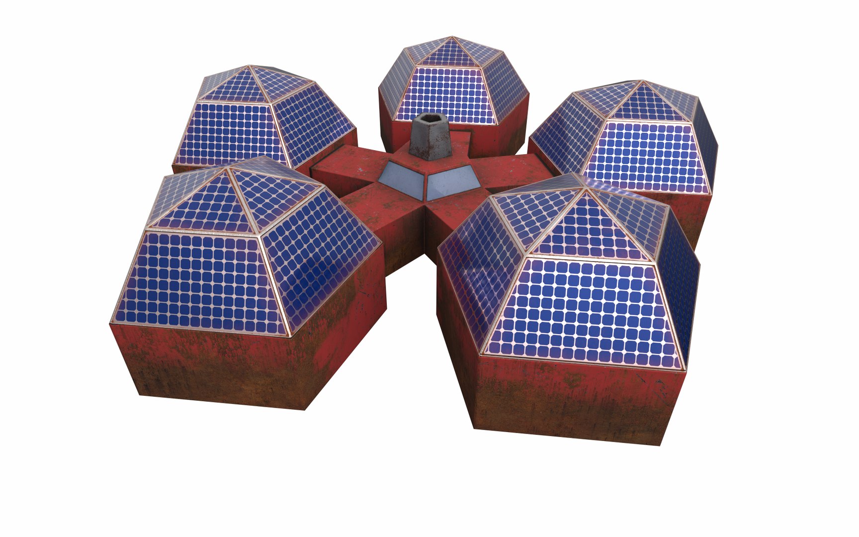 3D Sci-Fi Defense Station - Tower Defence4 - TurboSquid 1869590