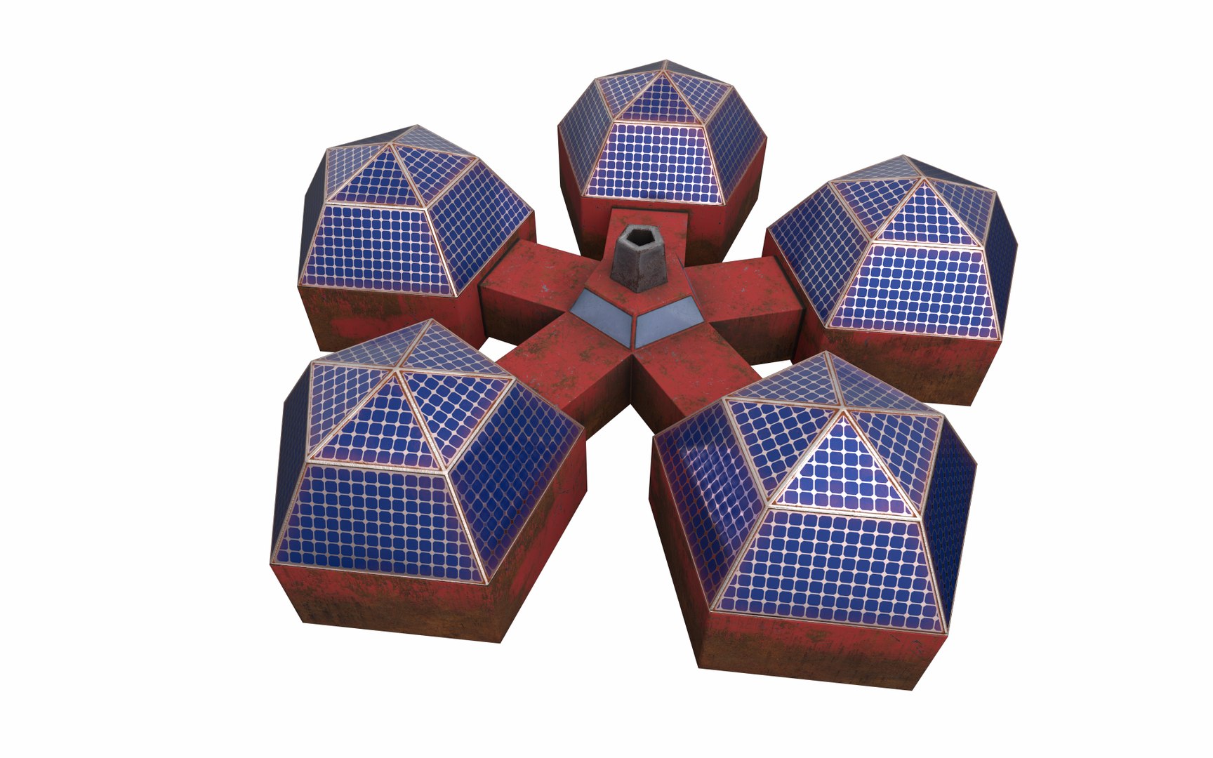 3D Sci-Fi Defense Station - Tower Defence4 - TurboSquid 1869590