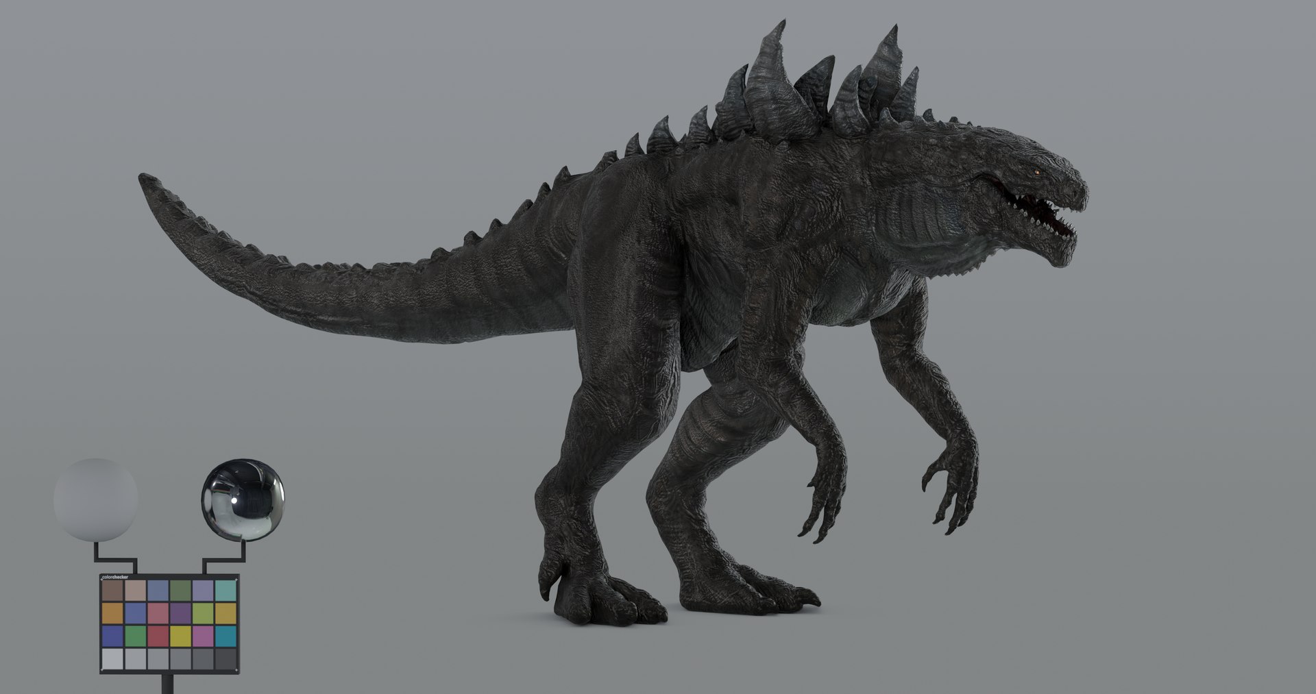 Ancient Godzilla photoreal and rigged model - TurboSquid 2091580
