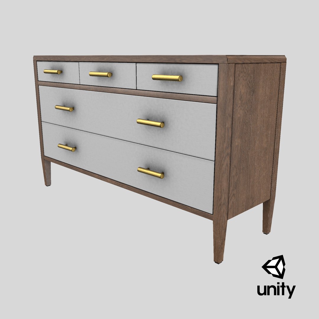 Rio 7 Drawer Dresser 3D Model - TurboSquid 2326117