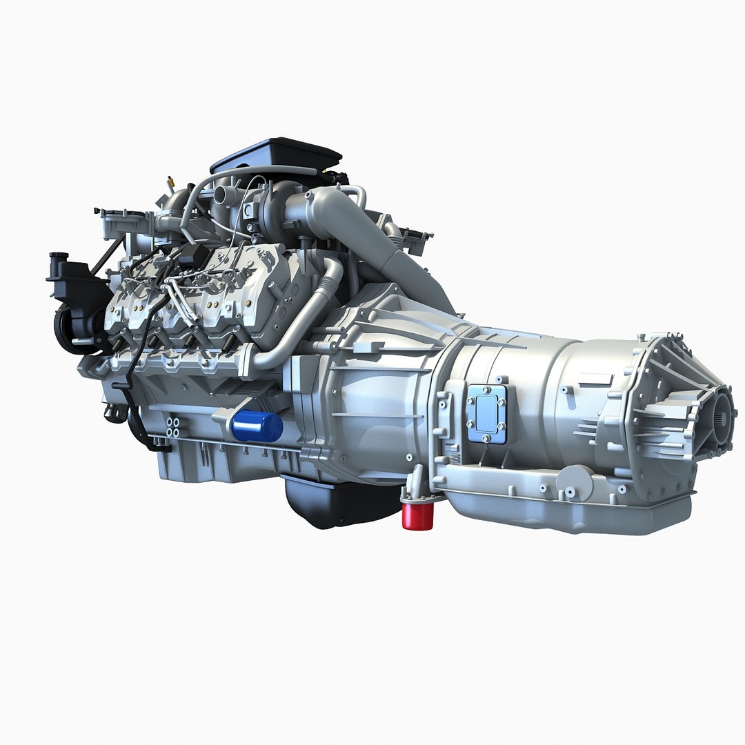 3d Duramax V8 Turbo Engine
