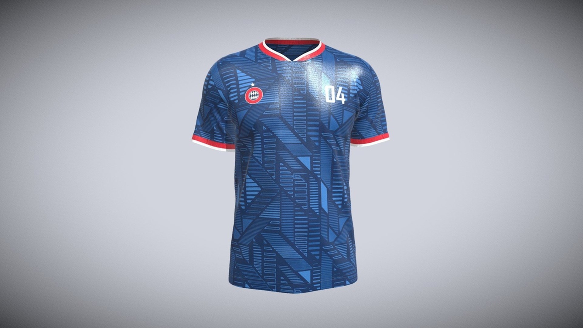 Soccer Blue Jersey Player-04 In Low Poly 3D Model - TurboSquid 2372122