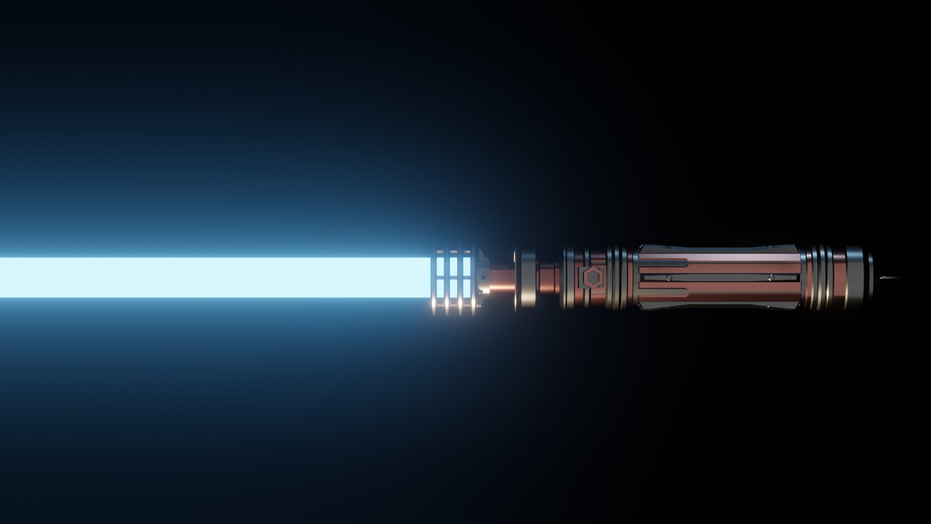 Leia Skywalker Lightsaber Low Poly - Star Wars The Rise Of Skywalker 3D ...