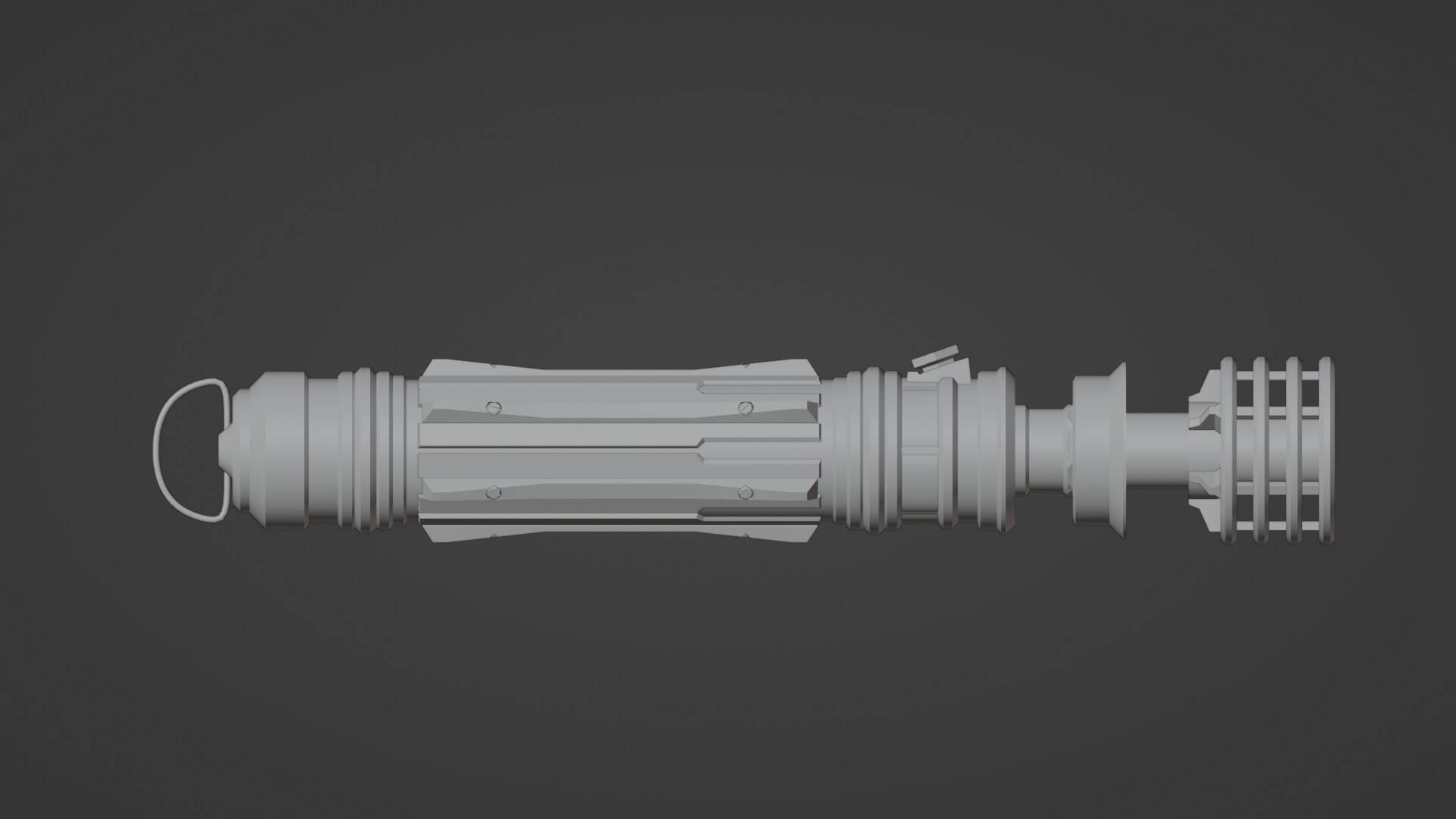 Leia Skywalker Lightsaber Low Poly - Star Wars The Rise Of Skywalker 3D ...