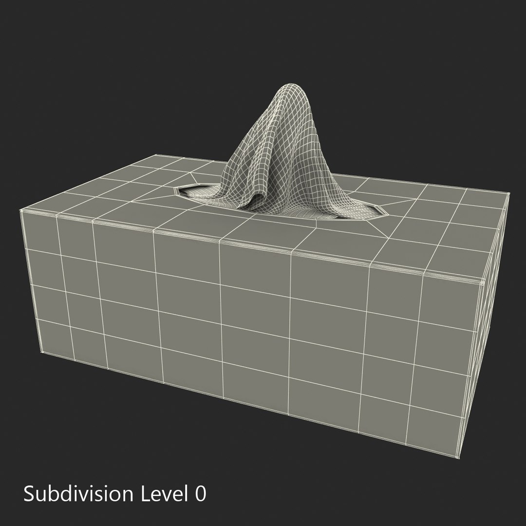 Tissue box model - TurboSquid 819632