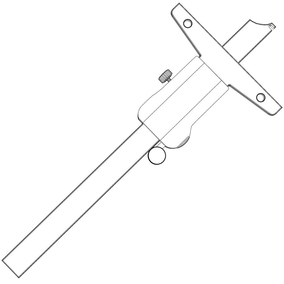 3D Digital Depth Gauge Model - TurboSquid 1298108