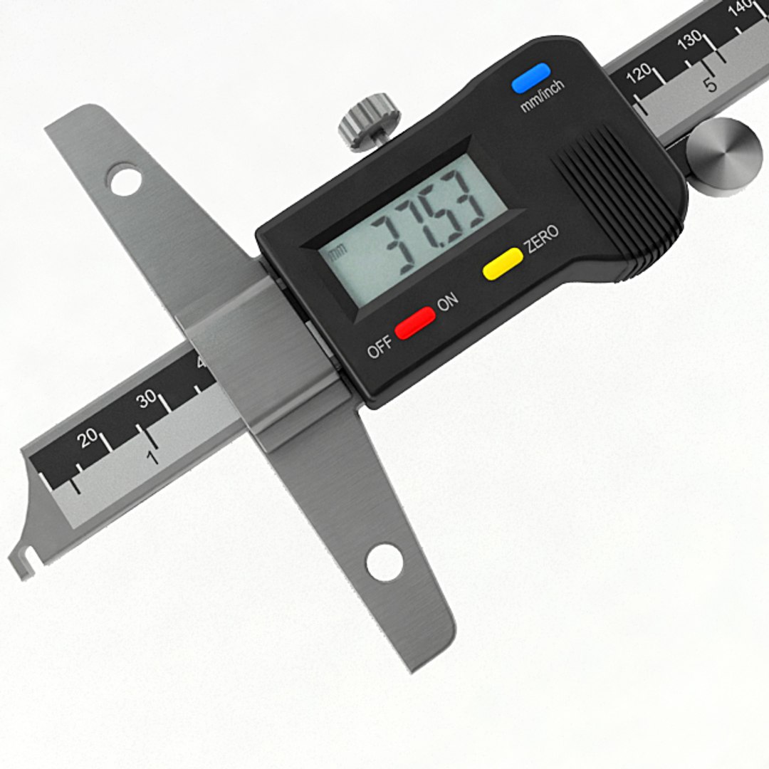 3D Digital Depth Gauge Model - TurboSquid 1298108
