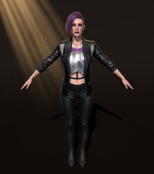 modelo 3d Modelo FBX listo para animación nocturna - TurboSquid 2216274