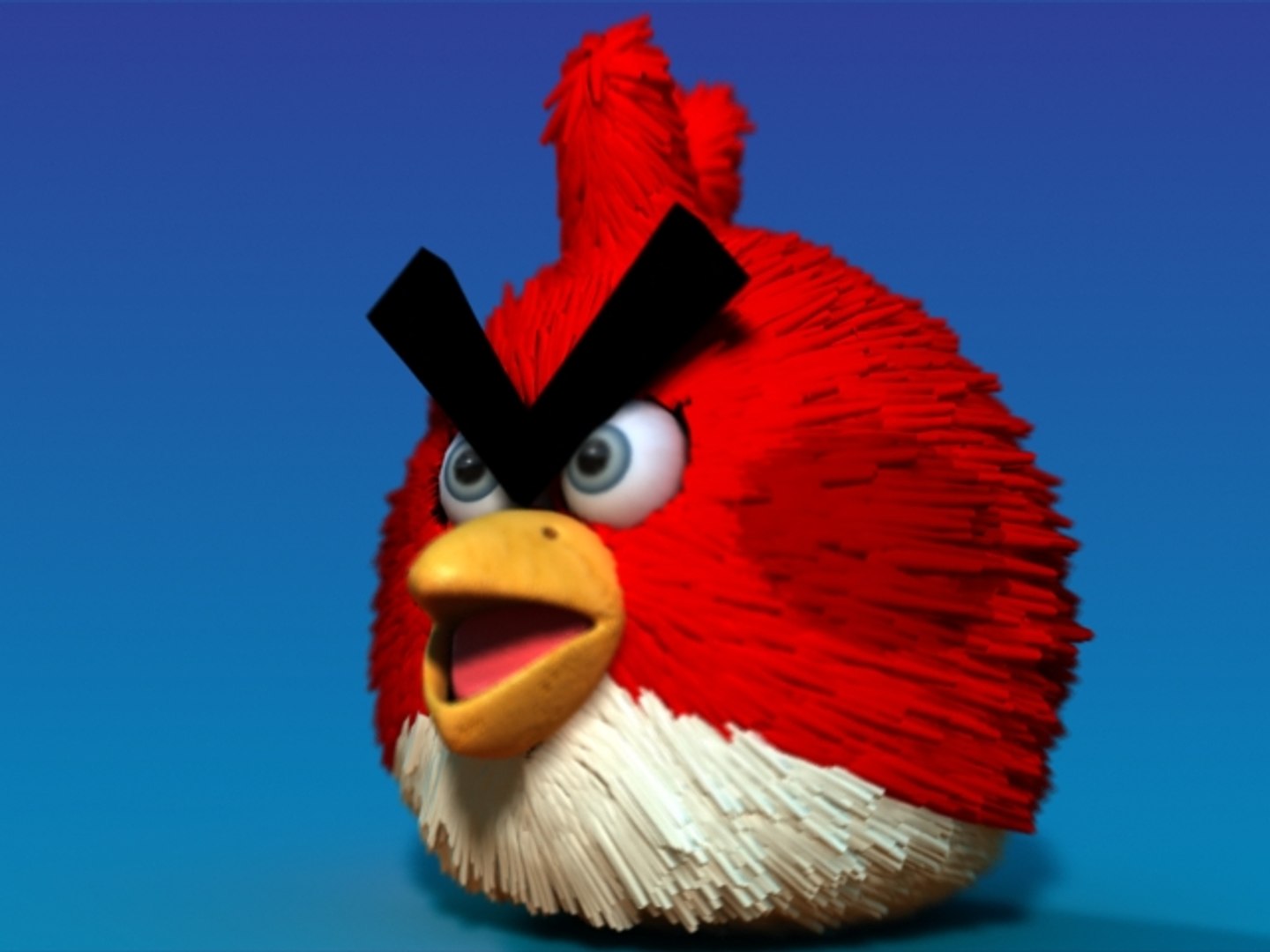 3d Model Character Angry Birds