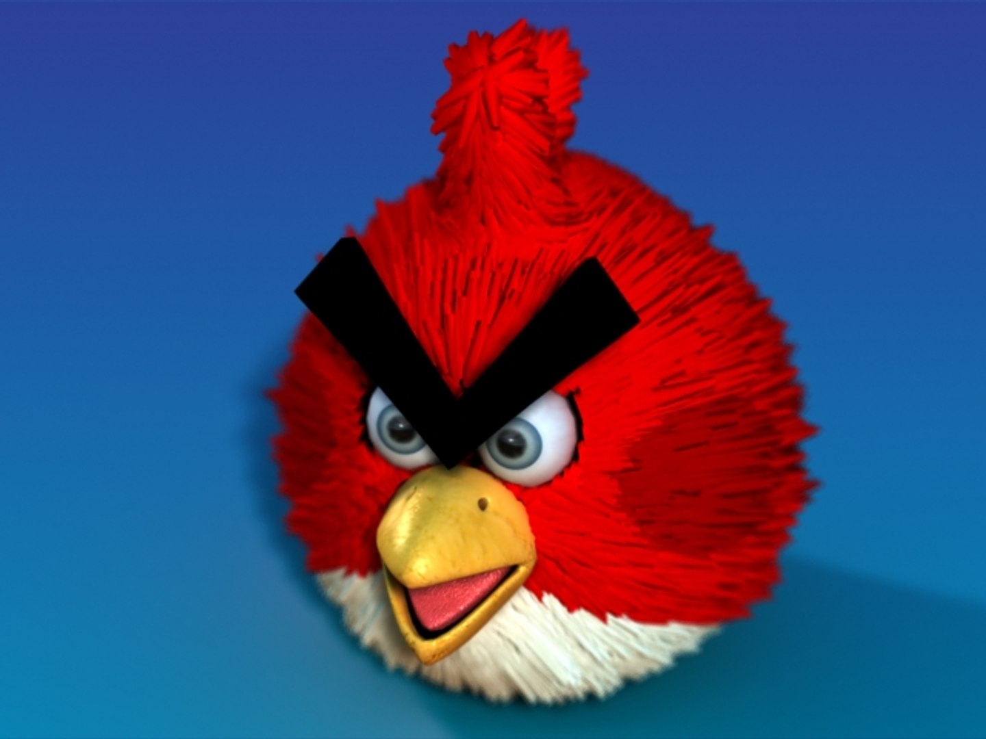 3d Model Character Angry Birds