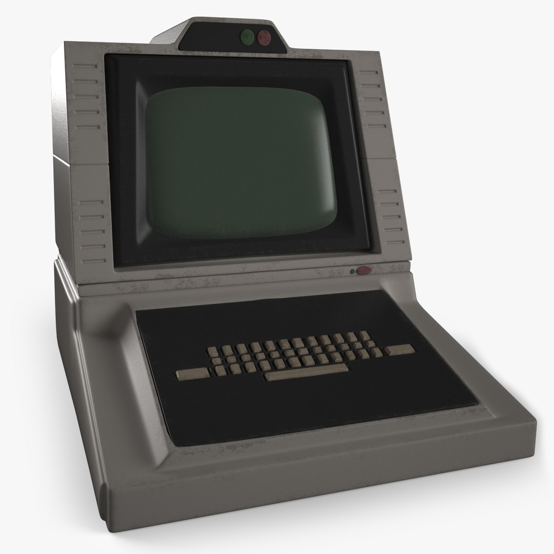 3D retro computer - TurboSquid 1247636