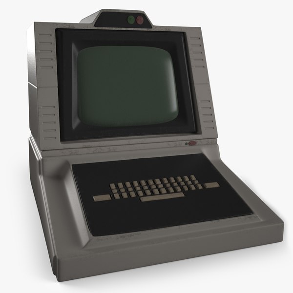 3D retro computer - TurboSquid 1247636