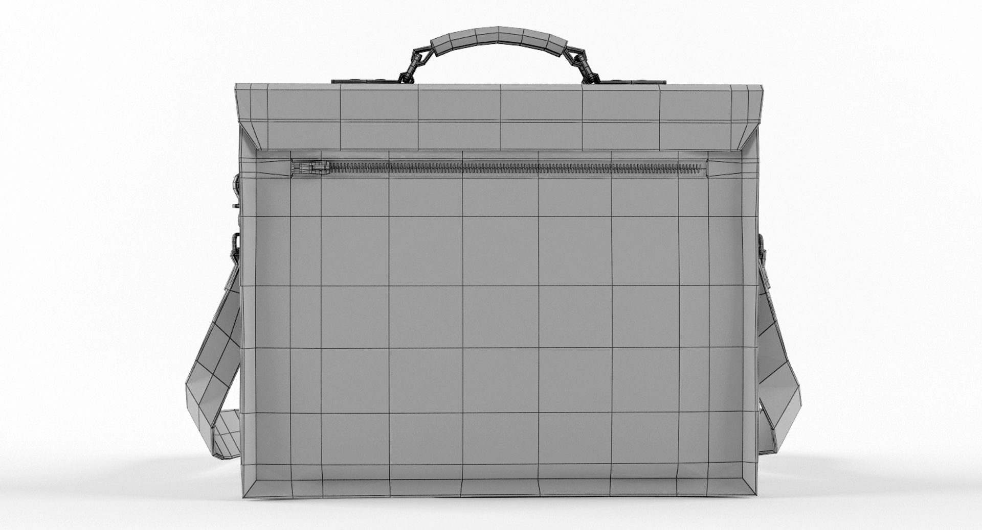 3d Leather Bag Model