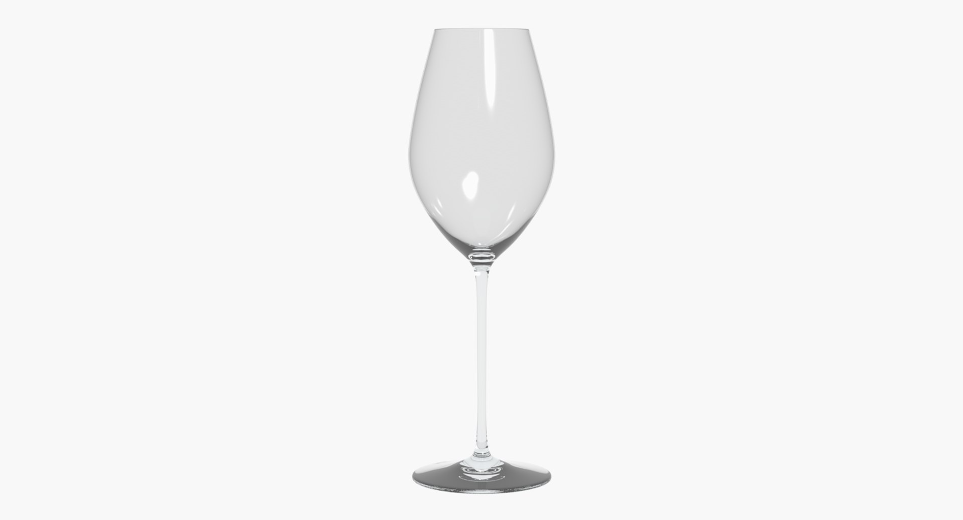 Glass riedel superleggero champagne 3D model - TurboSquid 1305205