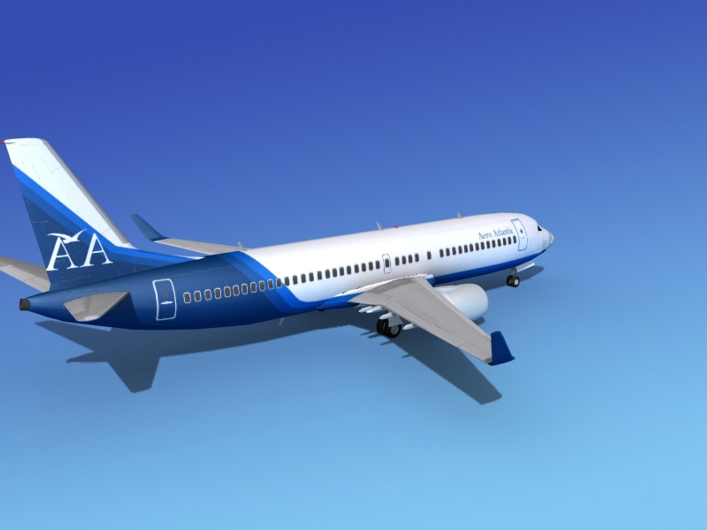3d Model Boeing 737-800 737