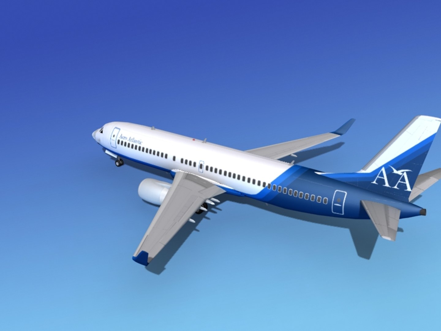 3d Model Boeing 737-800 737